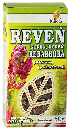 Reveň dlanitá kořen 50g :: Váš český výrobce čajů, bylinek a tinktur ...